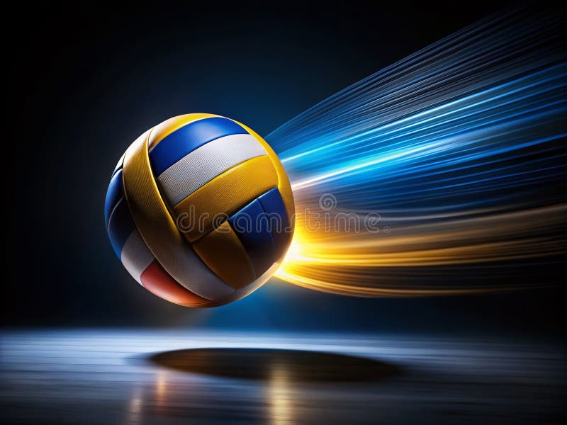 Dynamic Volleyball Transition in Low Light Seamless Motion Graphics ...