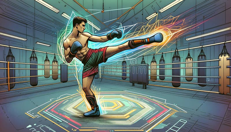 A Dynamic VR Simulation Where a Kickboxer Practices Advanced Thai ...
