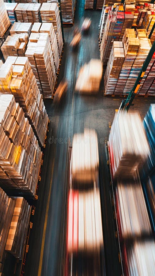 Dynamic Warehouse Logistics with Fast Paced Forklift Operations and ...