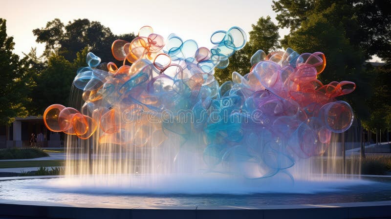 Dynamic water design stock illustration. Illustration of whimsical ...