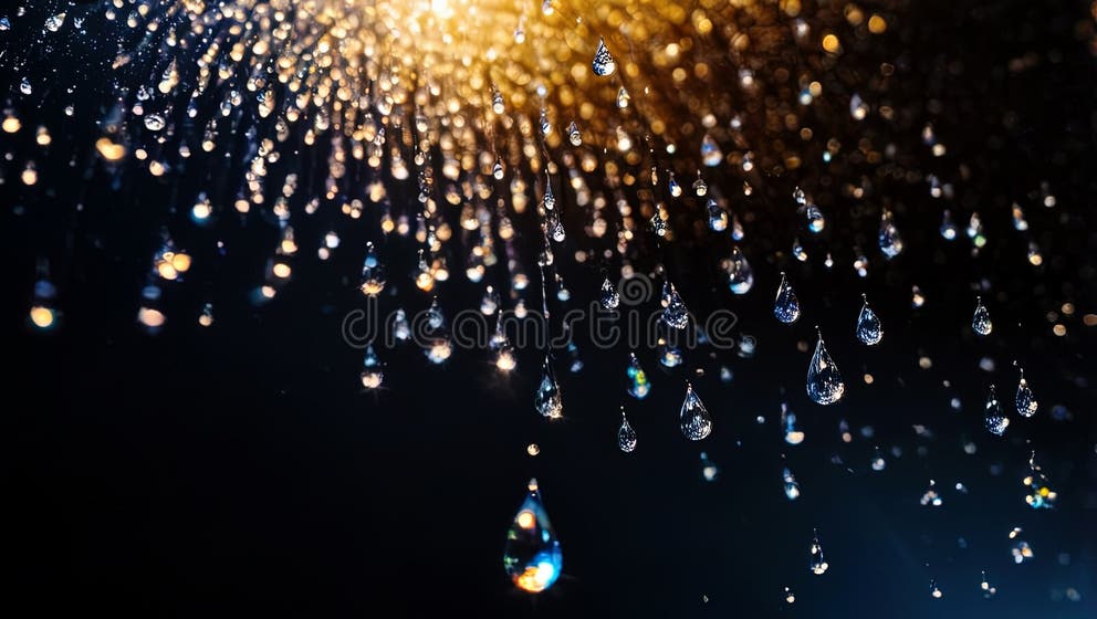 Dynamic Water Drop Splash Effect Stock Illustration - Illustration of ...