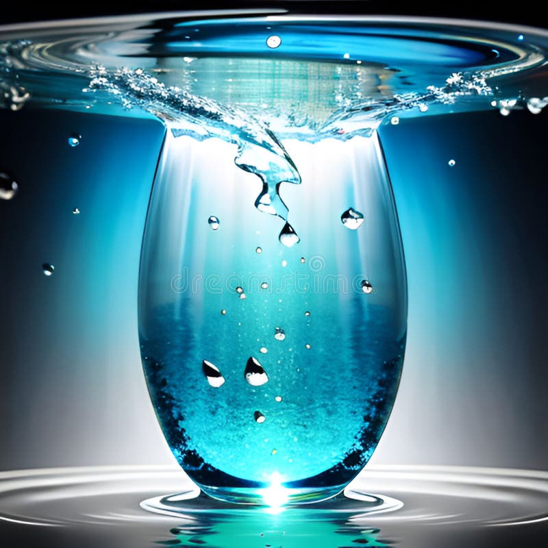 Dynamic Water Droplet Background Water Element Material Water Surface ...