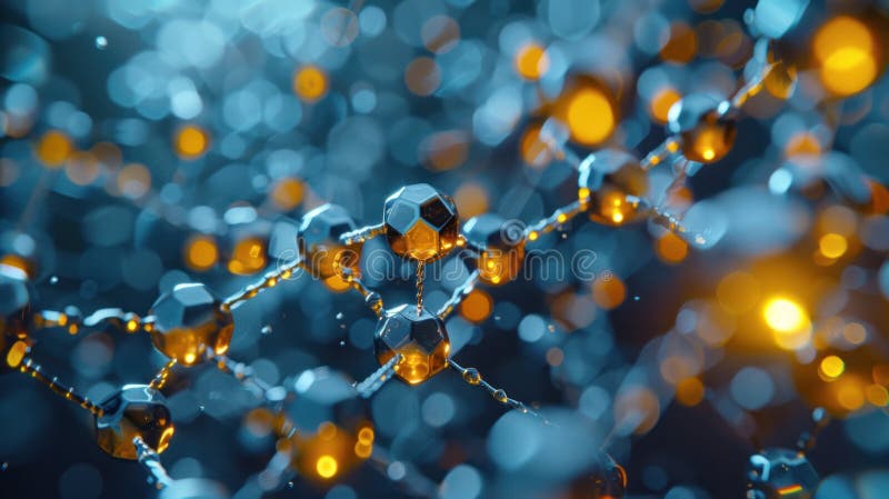 Dynamic Water Molecule Representation Showcasing Molecular Motion ...