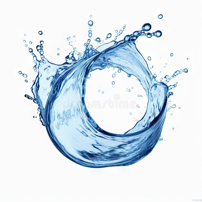 Dynamic Water Splash Abstract Background for Design Projects. Created ...