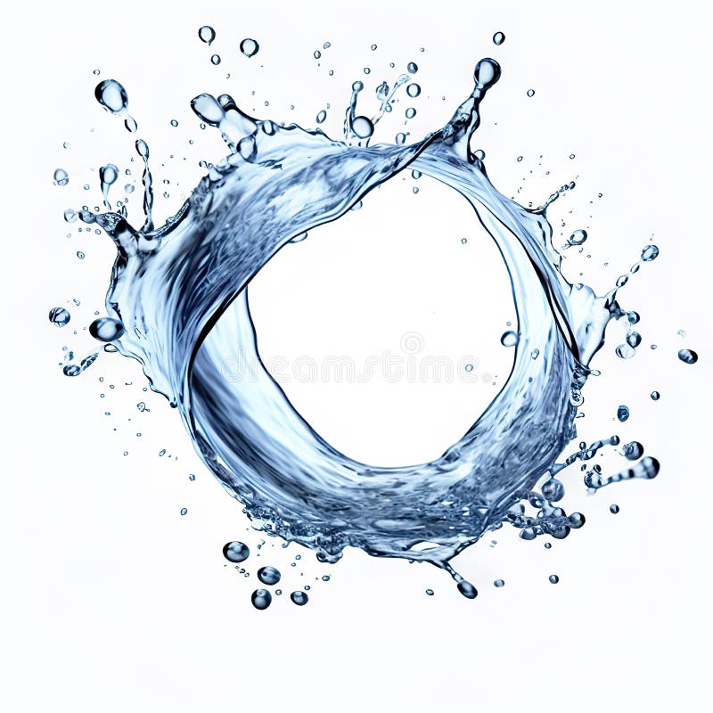 Dynamic Water Splash Abstract Background for Design Projects. Created ...