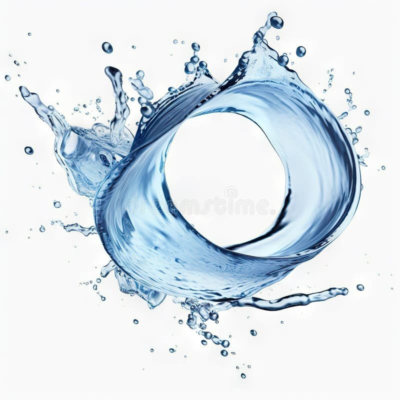 Dynamic Water Splash Abstract Background for Design Projects. Created ...