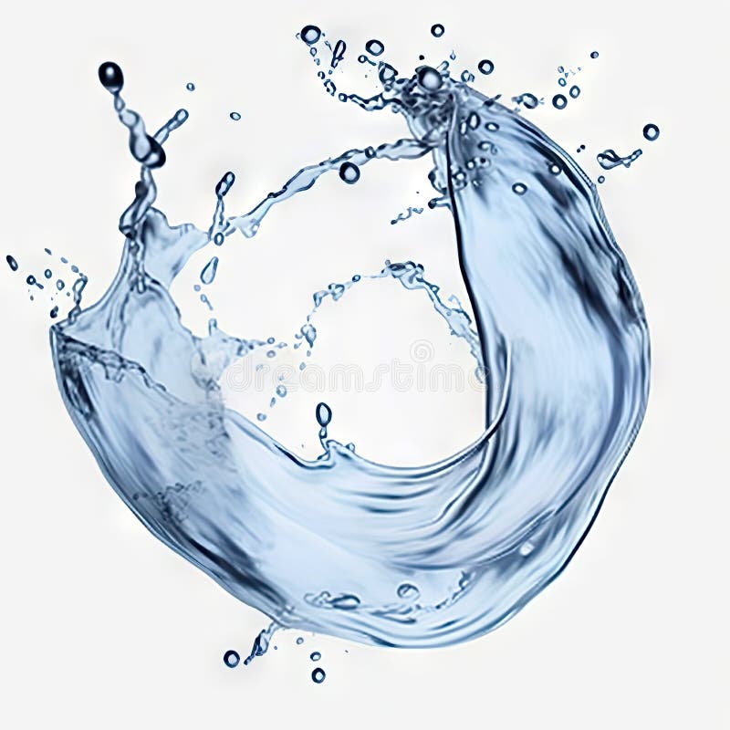 Dynamic Water Splash Abstract Background for Design Projects. Created ...