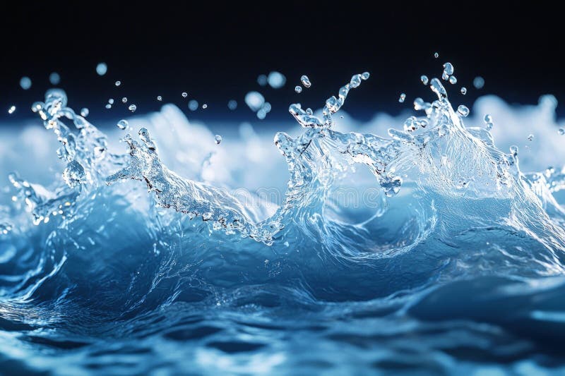 A Dynamic Water Splash Background Capturing the Movement and Beauty of ...