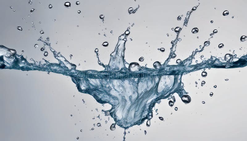 Dynamic Water Splash Captured in High Speed Photography Stock ...