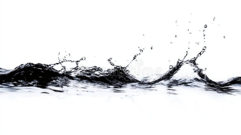 Dynamic Water Splash Capturing the Essence of Motion and Transparency ...