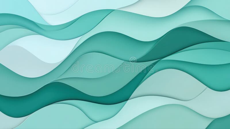 Dynamic Water Waves in Light Blue and Turquoise Inspired by Pool ...
