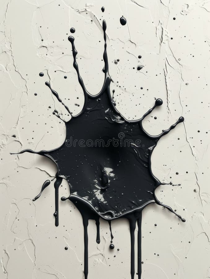 Dynamic Watercolor Splash Texture Generative AI Stock Illustration ...
