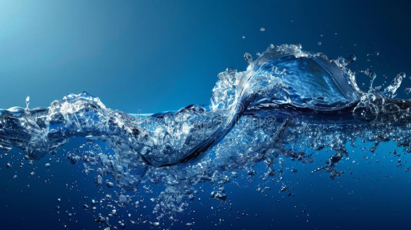 The Dynamic Wave Curls Beautifully, Capturing the Sunlight and Creating ...