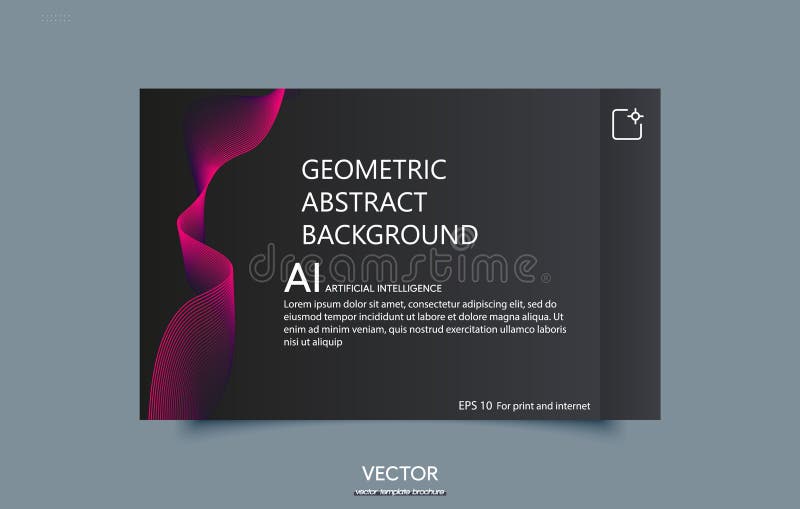 Dynamic Wave Design. Minimalist AI Concept with Vibrant Wave Patterns ...