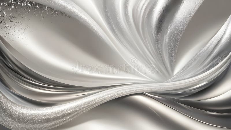 Dynamic Wave Gradient Background in White and Silver for Creative ...