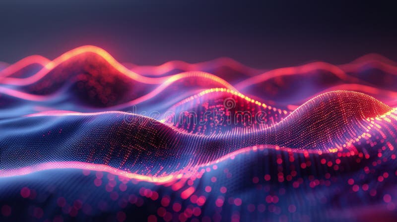 Dynamic Wave of Light stock image. Image of abstract - 311275385