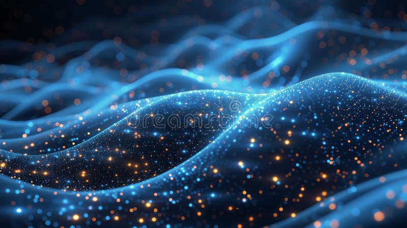 Dynamic Wave of Light stock image. Image of modern, wave - 317053023