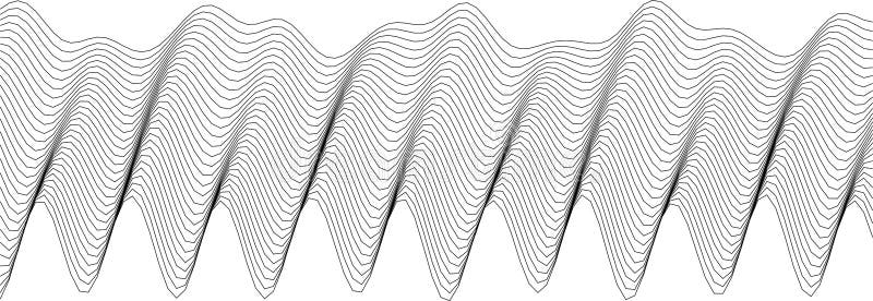Dynamic Wave Pattern Design for Wall Art or Graphic Projects Stock ...