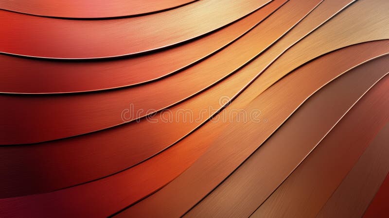 A Dynamic Wave Pattern Showcasing Rich, Warm Hues of Red and Bronze ...