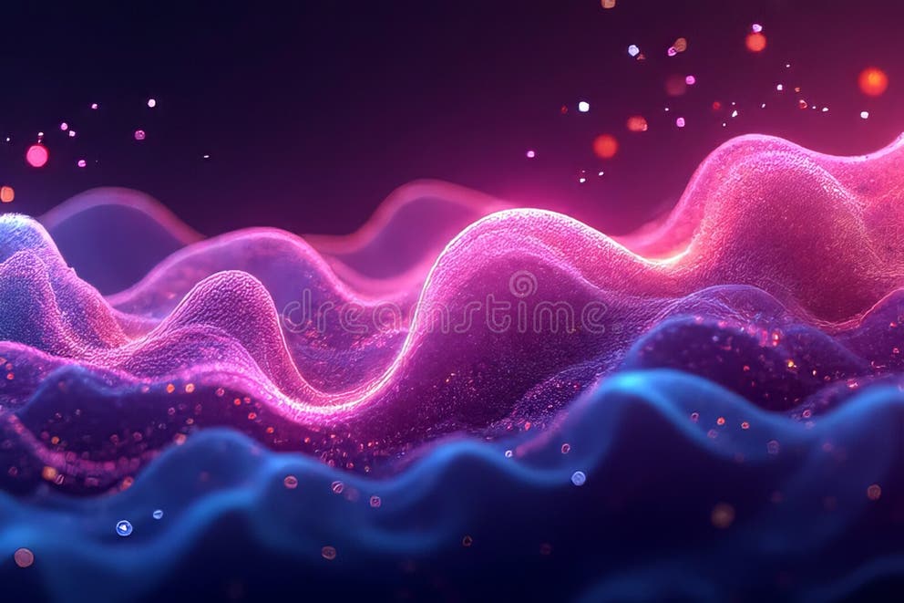 Dynamic Wave Patterns Abstract Data Visualization Unveiling Complex Information through ...