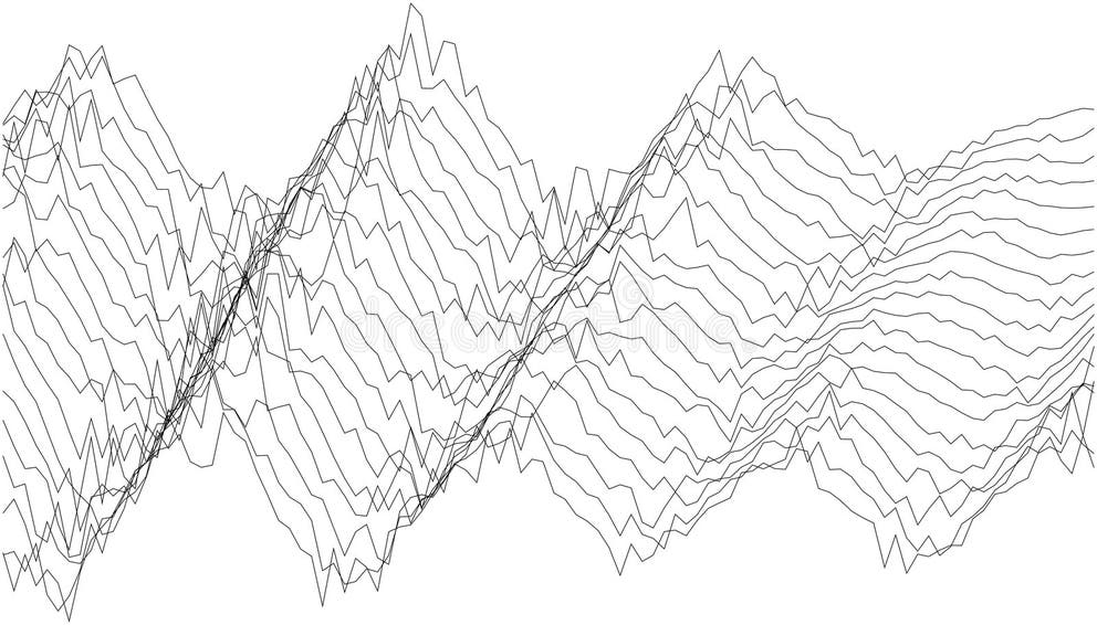 Dynamic Waveforms in Abstract Waves Design for Creative Backgrounds and ...