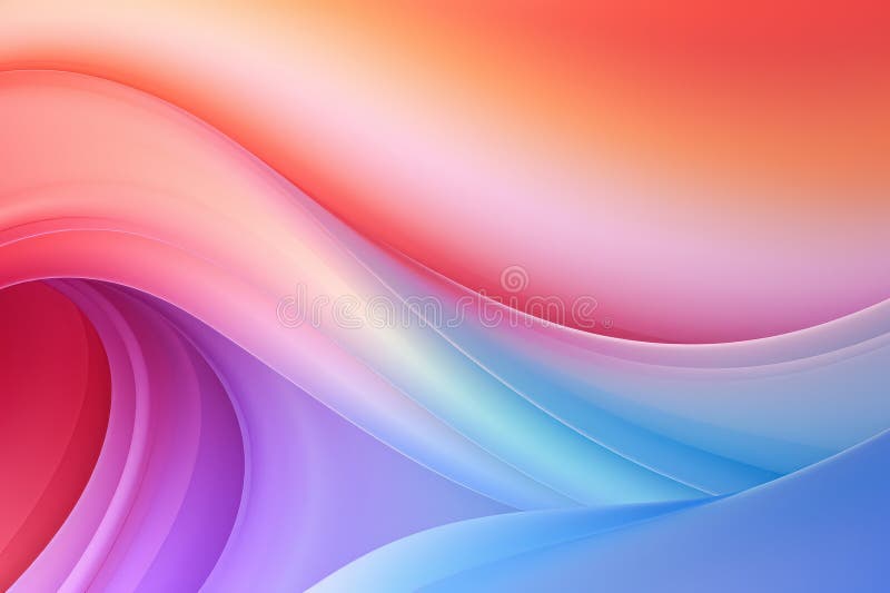 Dynamic Wavy Abstract Fluid Gradient Simple Background. Vibrant Smooth ...