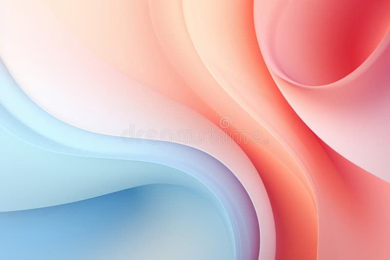 Dynamic Wavy Abstract Fluid Gradient Simple Background. Vibrant Smooth ...
