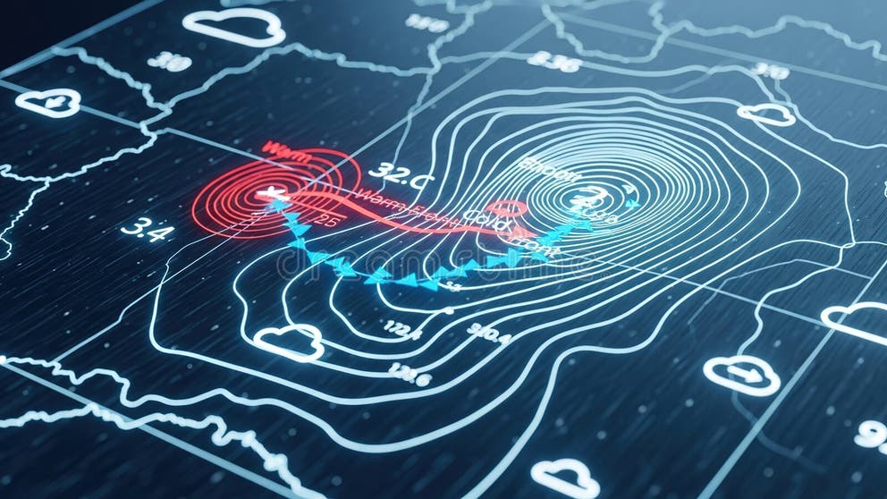 Complex Weather Patterns Stock Illustrations – 867 Complex Weather ...