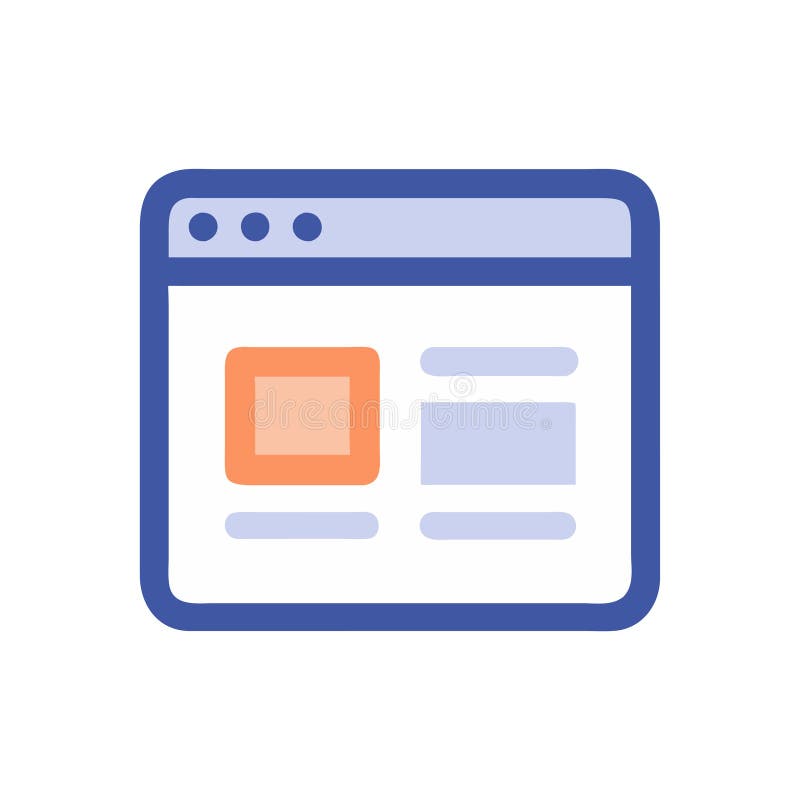 Dynamic Website Icon for Engagement Stock Image - Illustration of ...