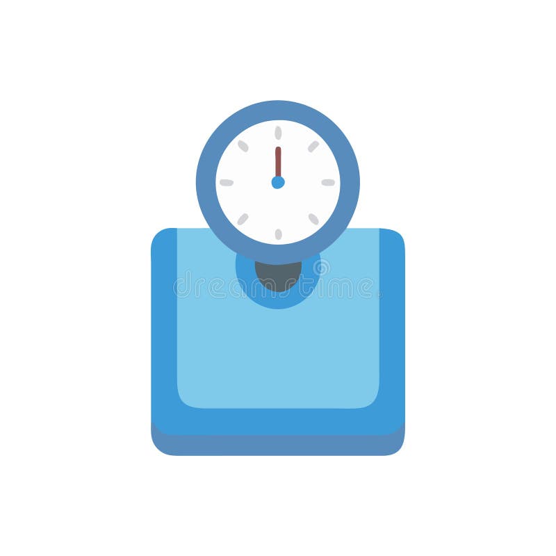 Dynamic Weighing Scale Icon for Fitness Tracking Stock Photo ...