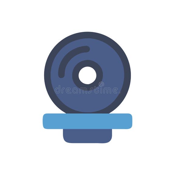 Dynamic Weighted Balance Disc Icon for Exercises Stock Image ...