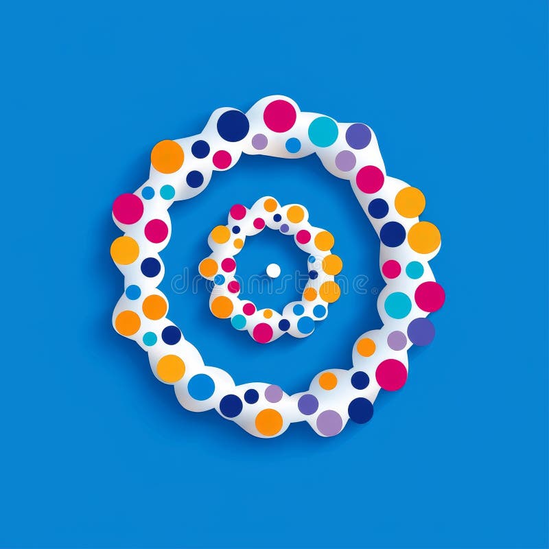 A Dynamic, Whirling Pattern of Bright Dots Generating a Captivating ...