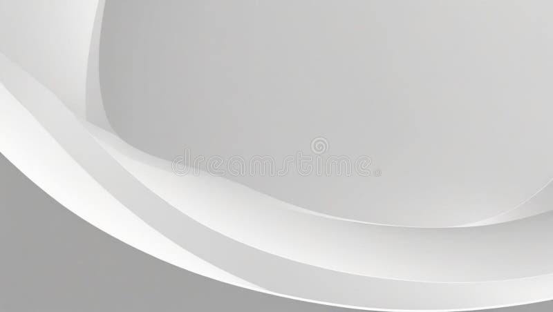 Dynamic White Paper Curves Abstract Background Stock Illustration ...