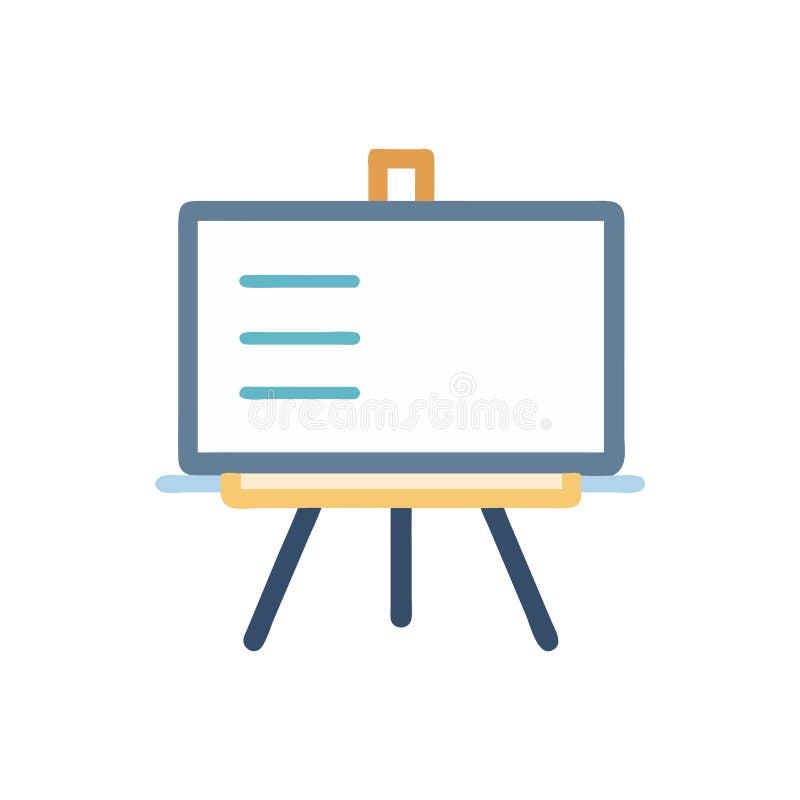Dynamic Whiteboard Icon for Ideas Stock Image - Illustration of graph ...