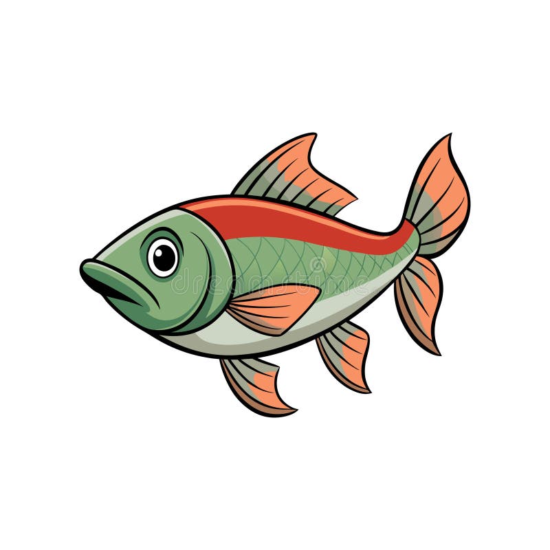 Dynamic Wildshimmer Fish Illustration with Unique Patterns Stock Photo ...