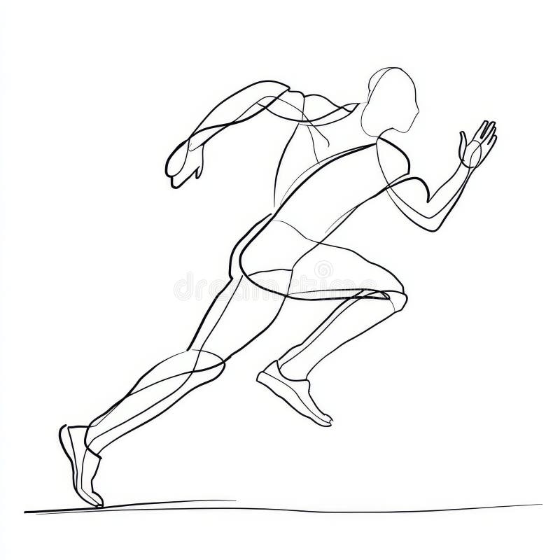 Wireframe Human Runner Stock Illustrations – 264 Wireframe Human Runner ...