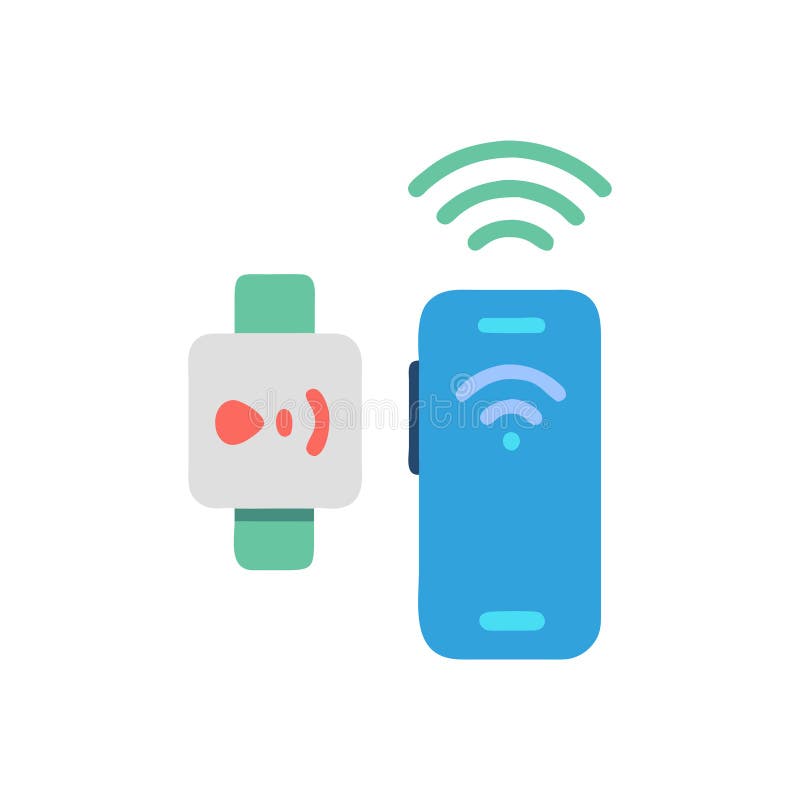Dynamic Wireless Workout Tracker Icon Stock Image - Illustration of ...