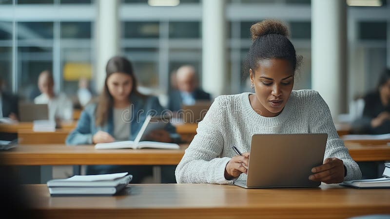 Dynamic Work Environment Setup Stock Illustration - Illustration of ...