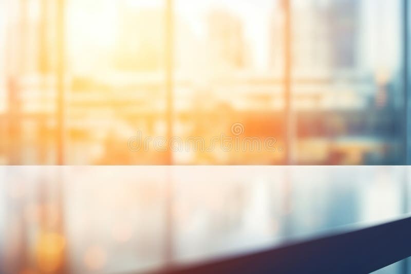 Dynamic Workspace: Blurred Office Vistas Stock Illustration ...