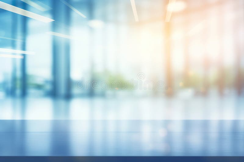 Dynamic Workspace: Blurred Office Vistas Stock Illustration ...