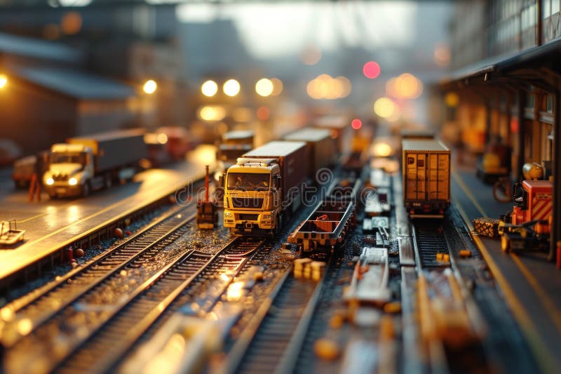 The Dynamic World of Cargo Transportation Stock Photo - Image of ...