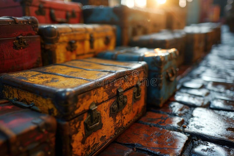 The Dynamic World of Cargo Transportation Stock Image - Image of ...