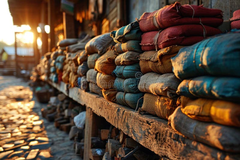 The Dynamic World of Cargo Transportation Stock Image - Image of ...