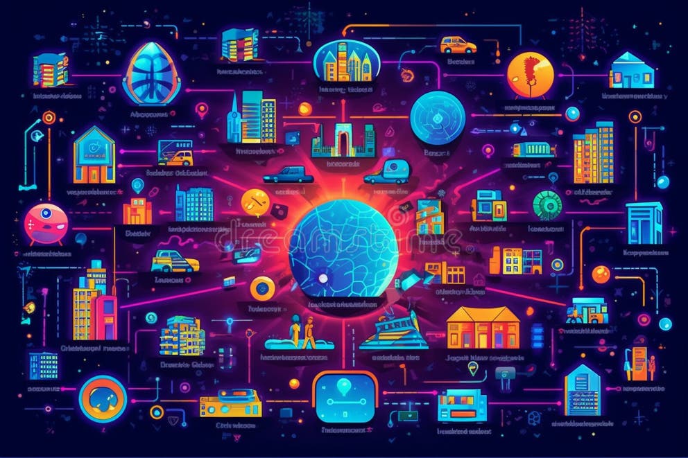 Dynamic World of the Internet of Things (IoT), Showcasing a Diverse ...