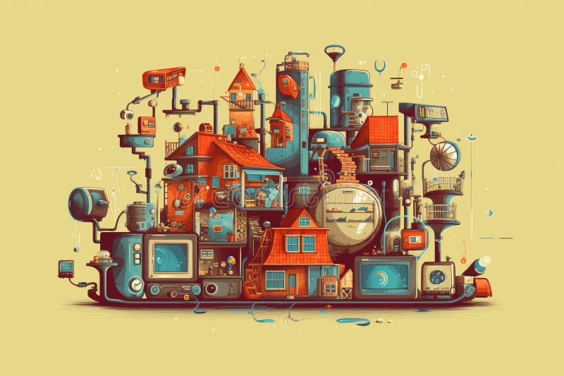 Dynamic World of the Internet of Things (IoT), Showcasing a Diverse ...