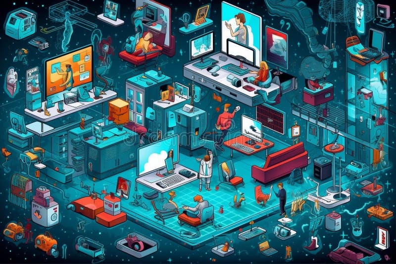 Dynamic World of the Internet of Things (IoT), Showcasing a Diverse ...