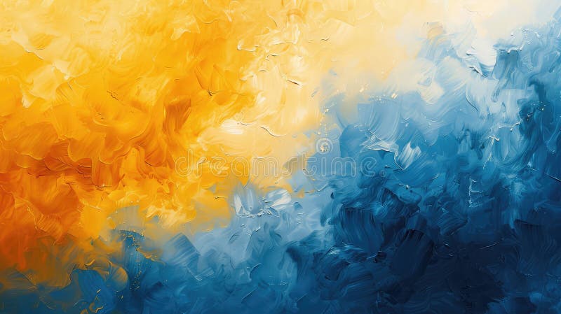 Dynamic Yellow and Blue Sky Stock Image - Image of energy, abstract ...