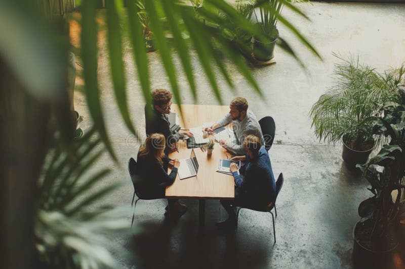 Dynamic Young Entrepreneurs Collaborating and Innovating in a Modern ...