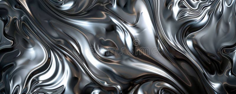 A Dynamic Zinc Background with Swirling, Metallic Patterns and a High ...