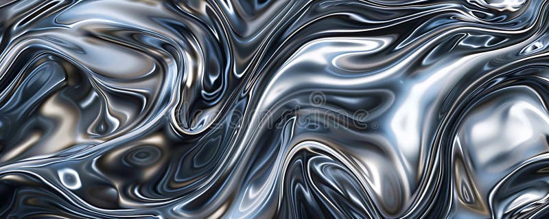A Dynamic Zinc Background with Swirling, Metallic Patterns and a High ...